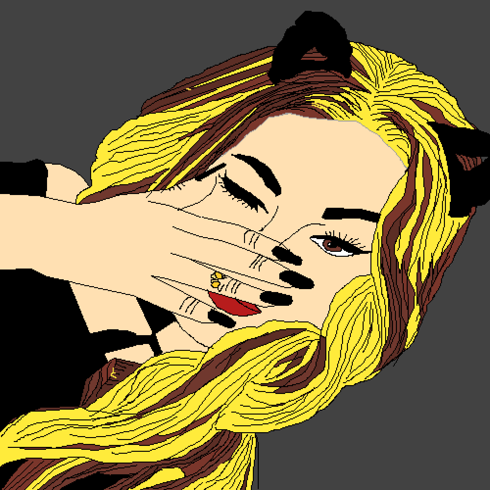 Editing Cat Girl - Free online pixel art drawing tool - Pixilart