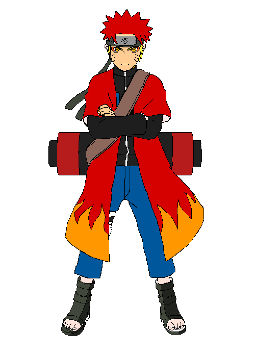 Pixilart - shiny Naruto by Naruto-mage
