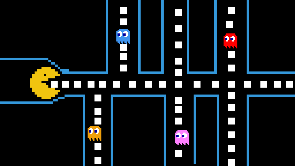 Editing Pacman map - Free online pixel art drawing tool - Pixilart