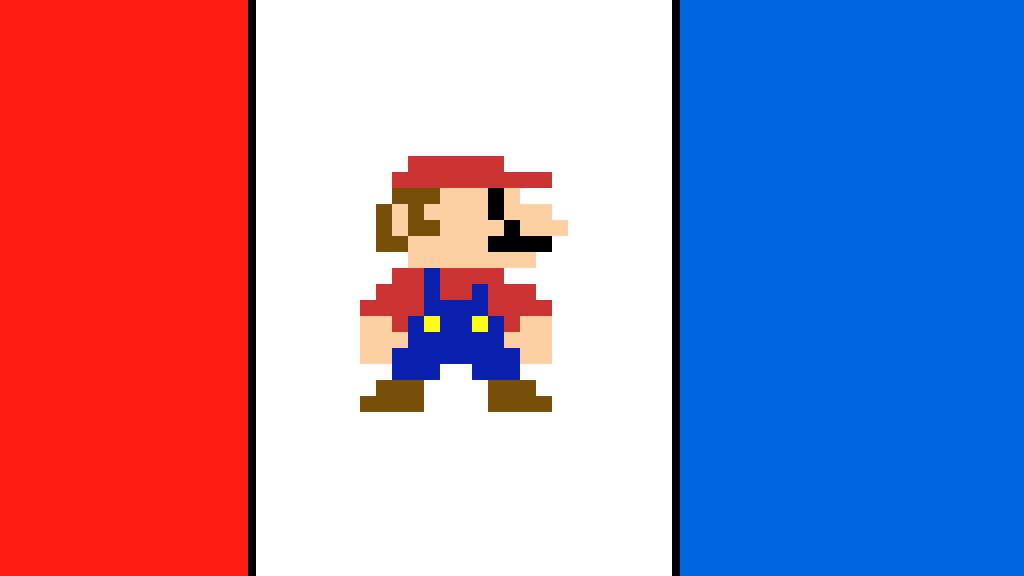 Pixilart - Mario V.S. Finn by AspynKitty26
