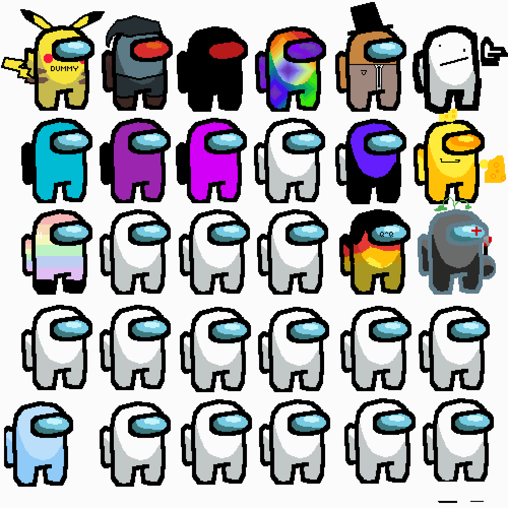 Editing among us - Free online pixel art drawing tool - Pixilart
