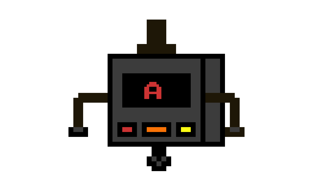 Pixilart - Alphatron Battle pose by SullyboyDraws