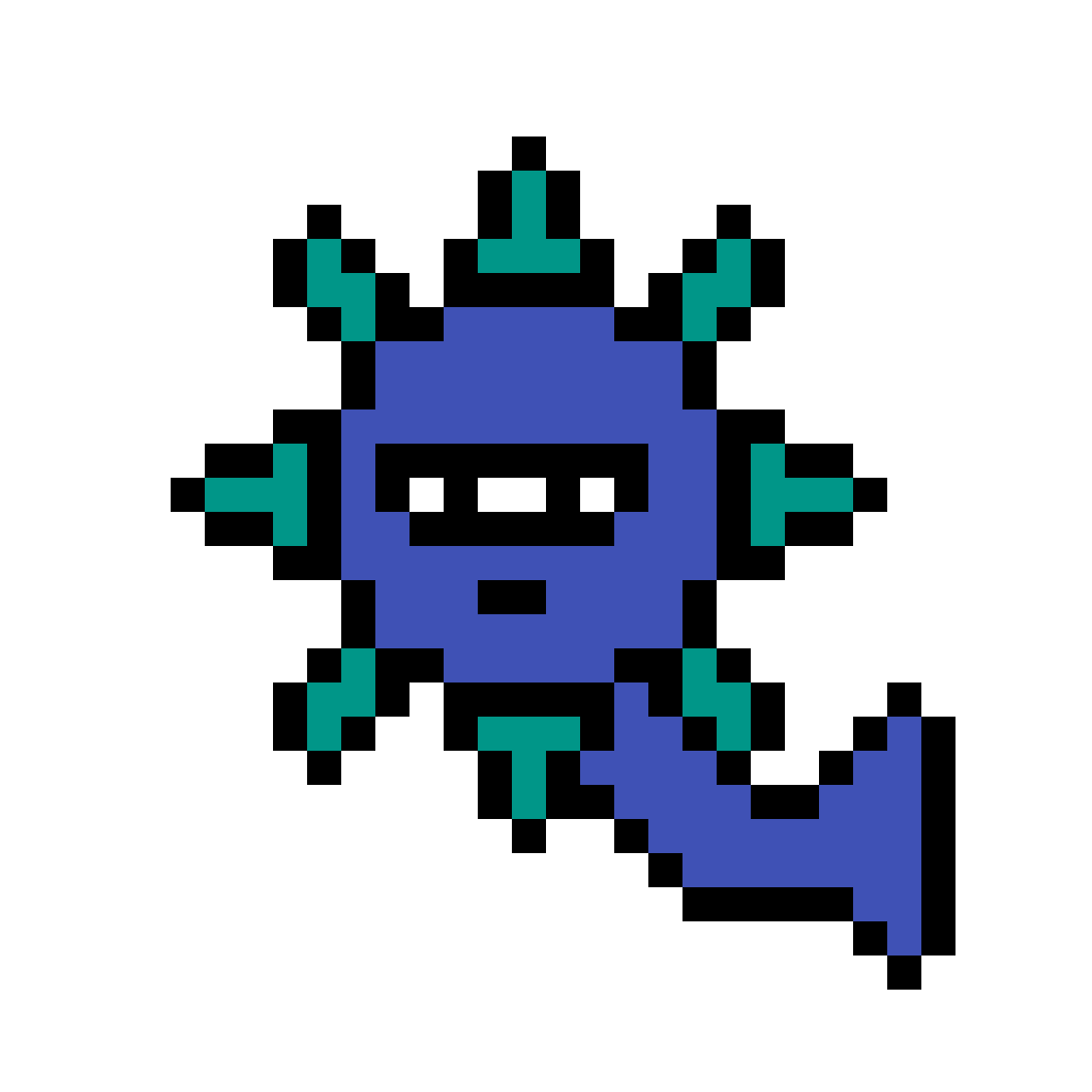 Pixilart - (Ch'in) Pufferfear Sprite by Frostbula20