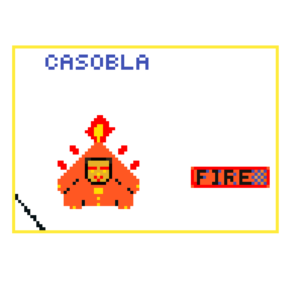 Editing 1 fire ´pokemon inicial - Free online pixel art drawing tool ...