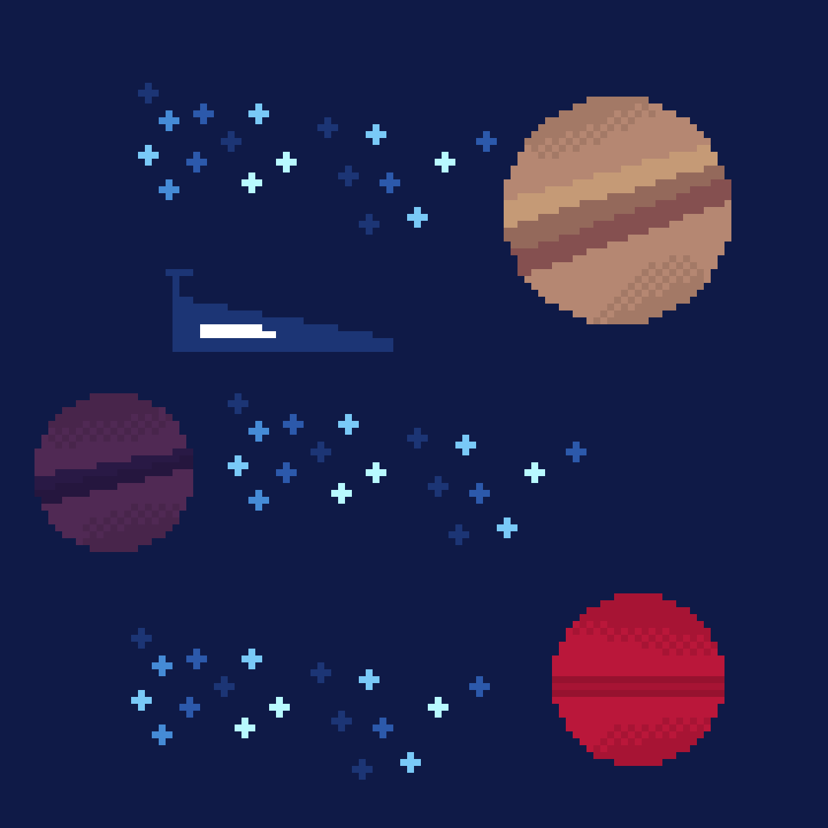 Pixilart - The Planets in Space by adityapandey