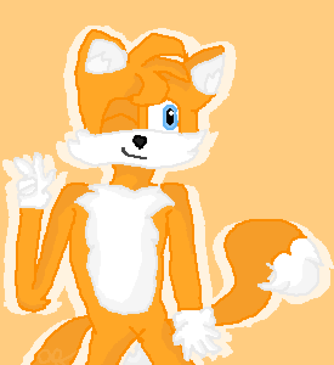 Pixilart - Tails The 2 Tailed Fox by Diesel-Zinko