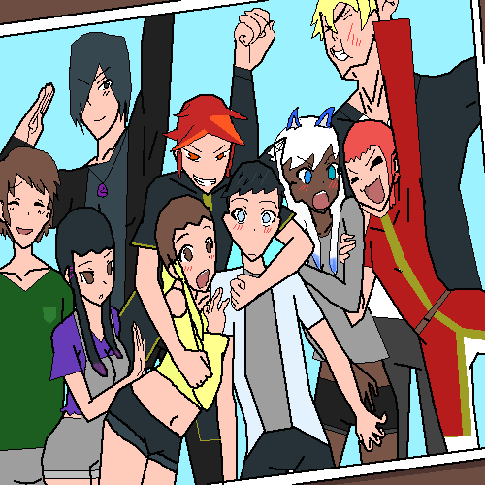 Editing Juno's and Yuki's friends - Free online pixel art drawing tool ...