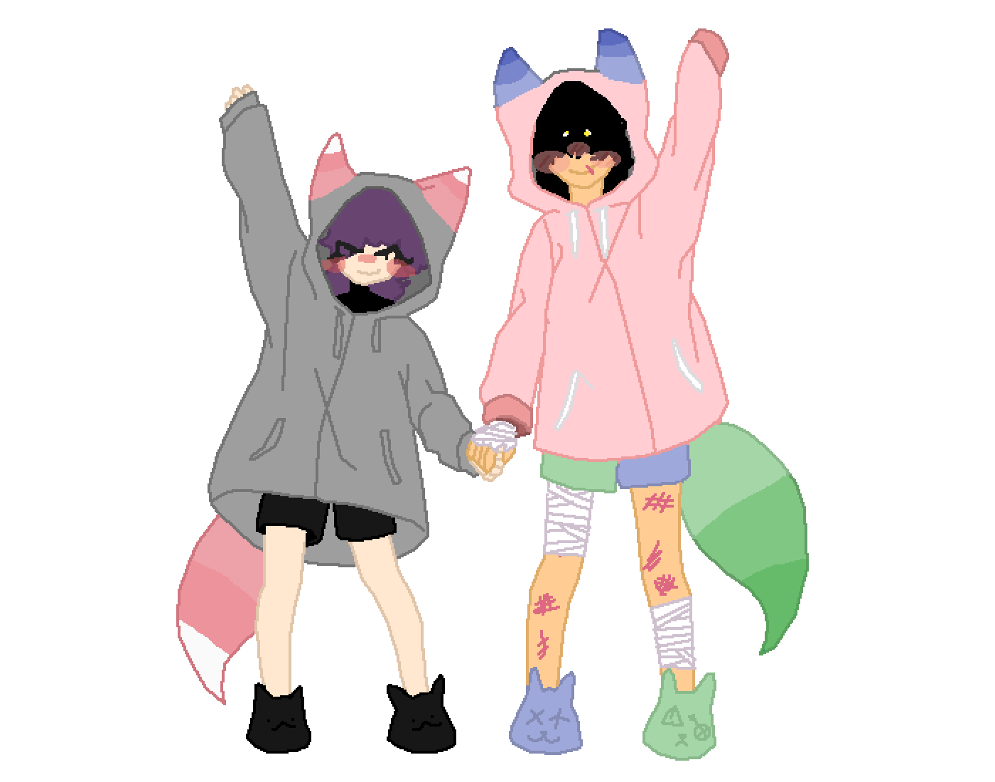 Pixilart - Hi new friend by H00dgang