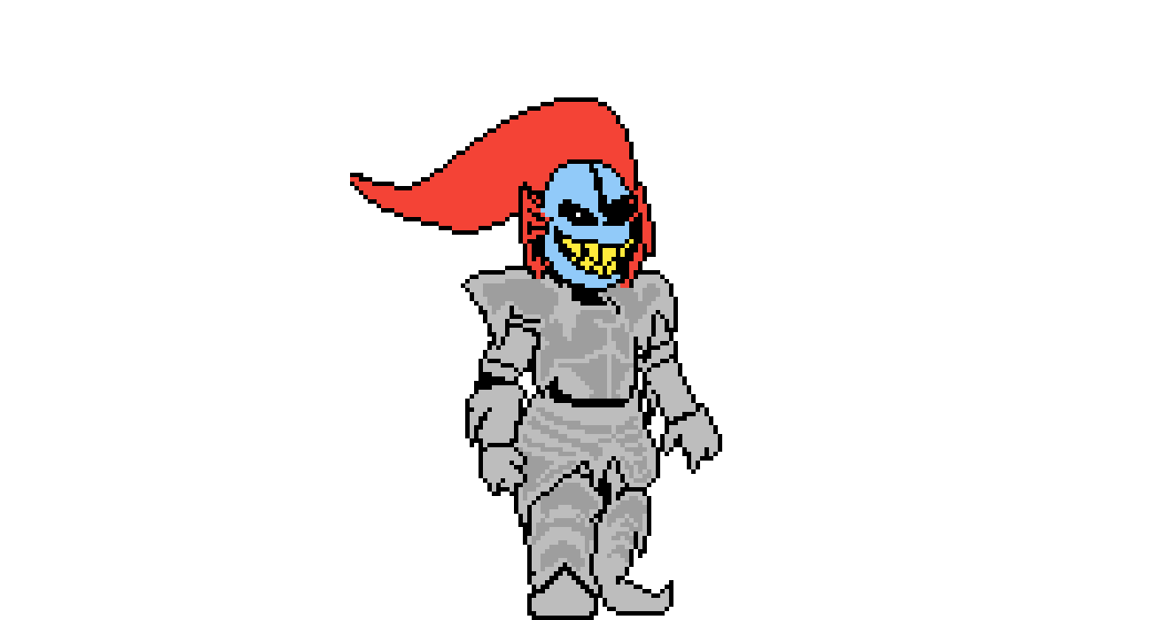 Pixilart - X undyne animation by animator-496