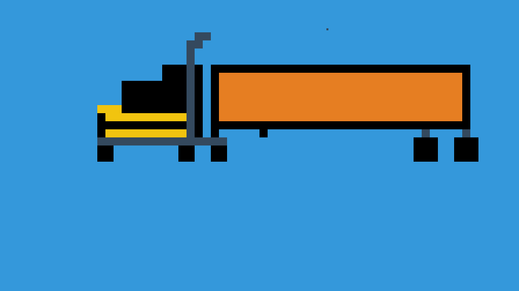 Editing smokey and the bandit truck pixel - Free online pixel art ...