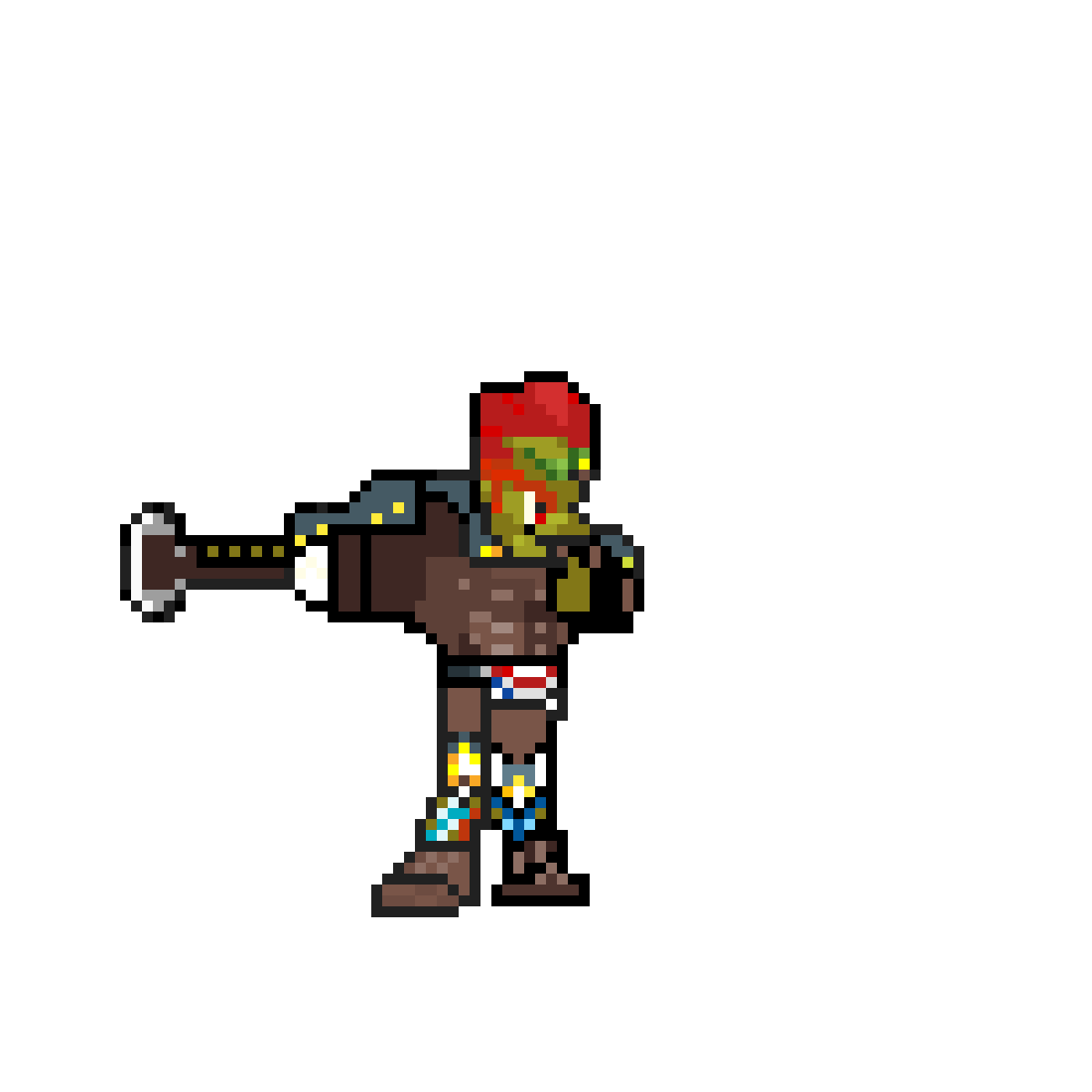 Editing Mage Ganondorf - Free online pixel art drawing tool - Pixilart