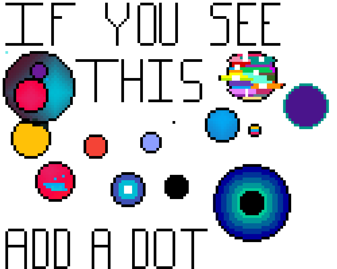 Editing ADD A DOT - Free online pixel art drawing tool - Pixilart