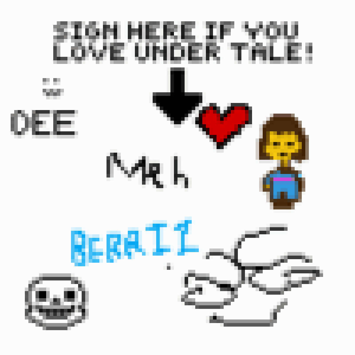 Pixilart - Sign If You LV UnderTale by stxrthvftx