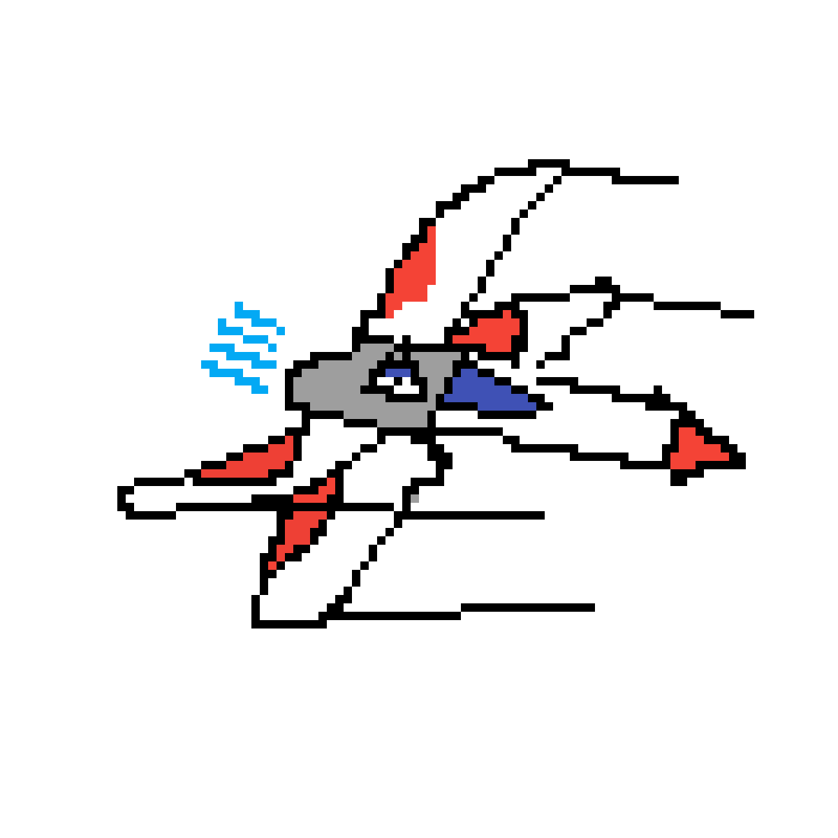 Editing X wing - Free online pixel art drawing tool - Pixilart