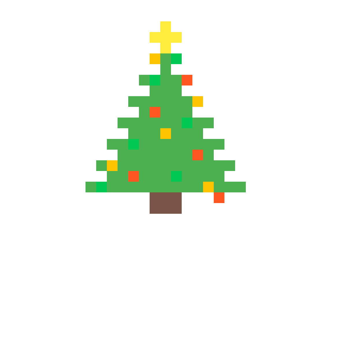 Editing christmas tree - Free online pixel art drawing tool - Pixilart