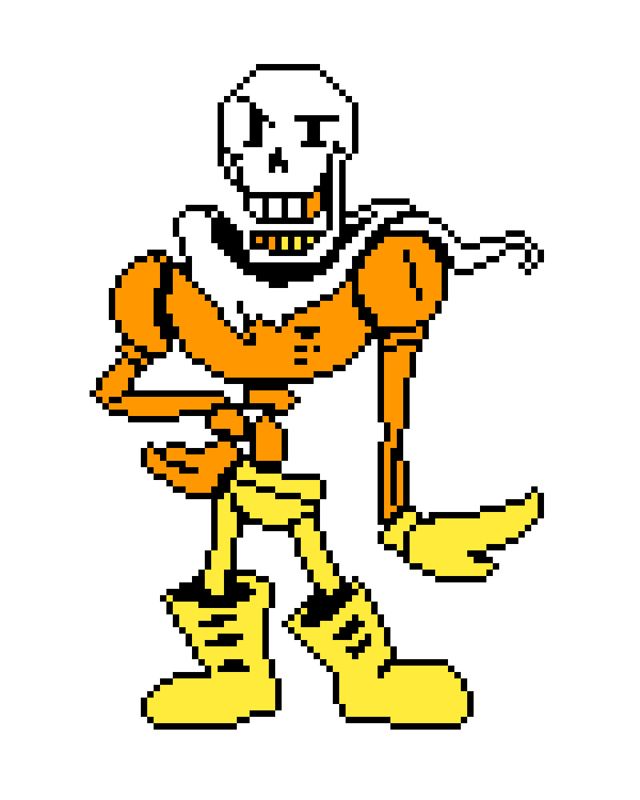 Pixilart - Candy Corn Papyrus by Lolking22