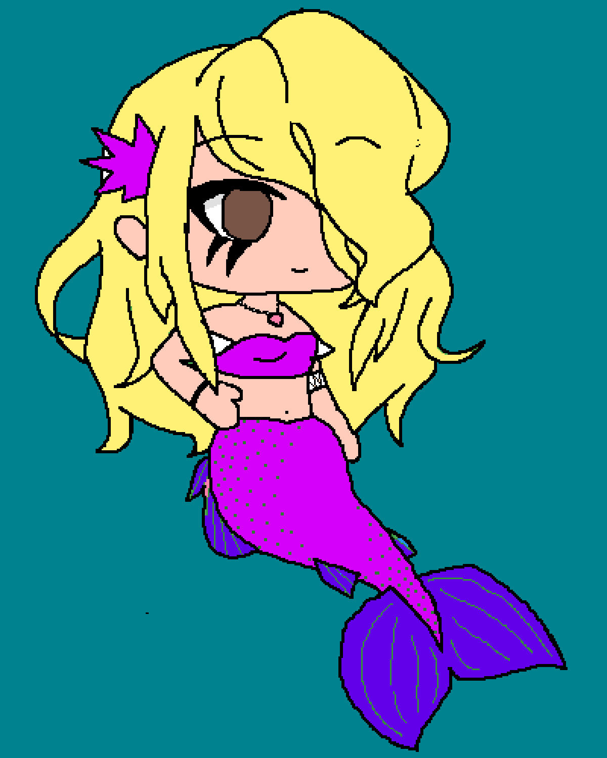 Pixilart - mermaid by ImPanAndProud42