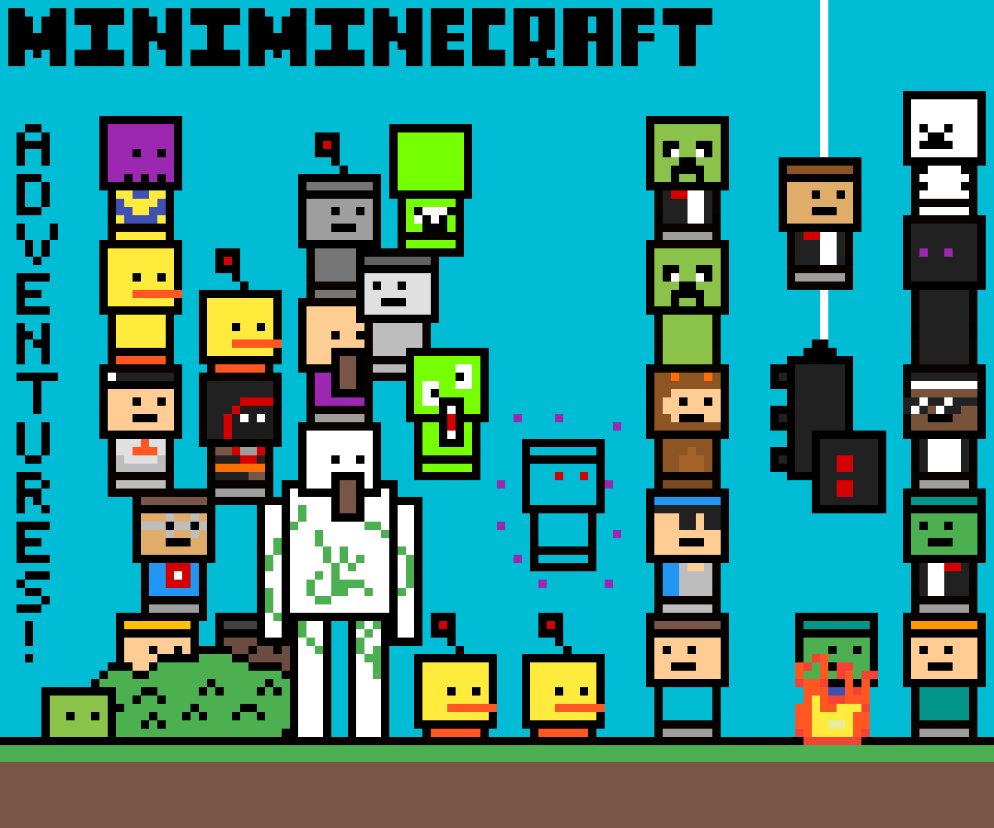 Episode 1 - MINI MINECRAFT ADVENTURES - Pixilart Comics