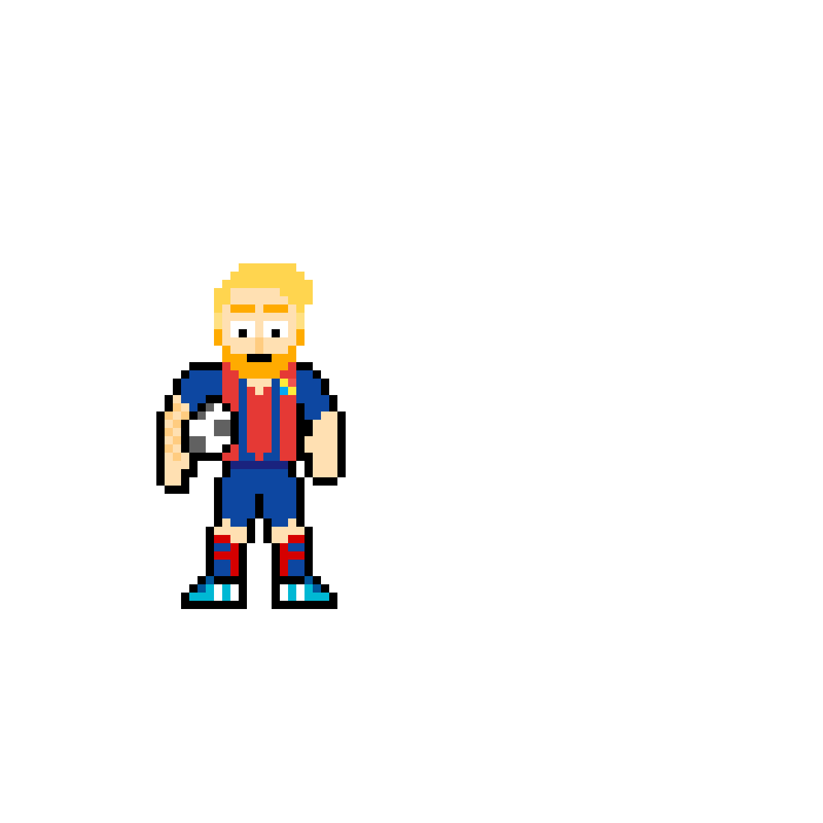 Editing messi - Free online pixel art drawing tool - Pixilart