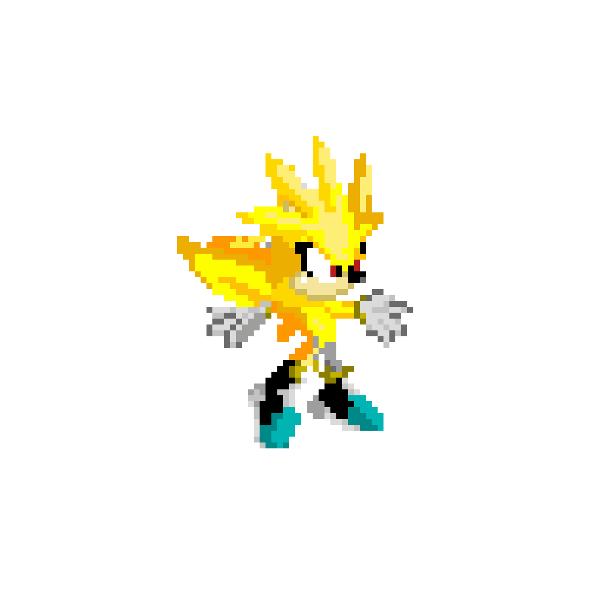 Pixilart - Super silver by Sonic-Gamer