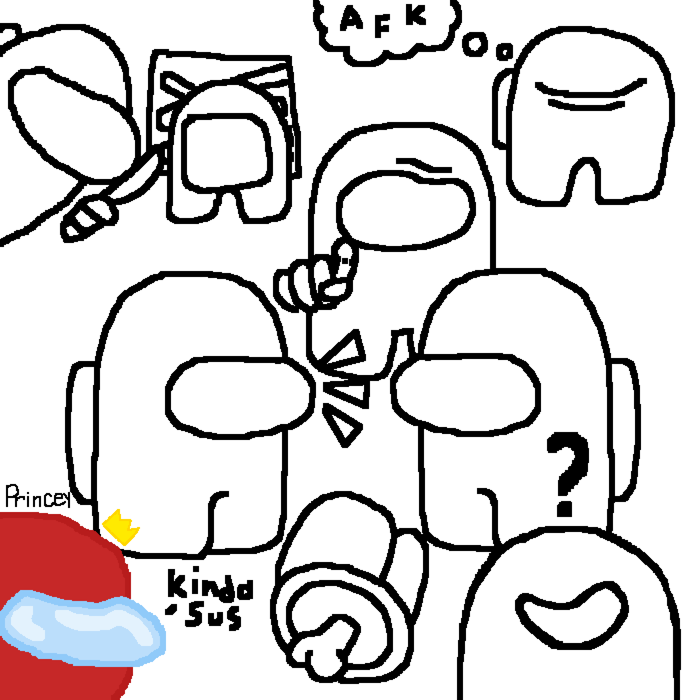 Pixilart - Kinda sus by TubTubs