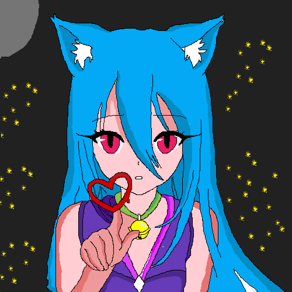 Editing Wolf girl UWU - Free online pixel art drawing tool - Pixilart