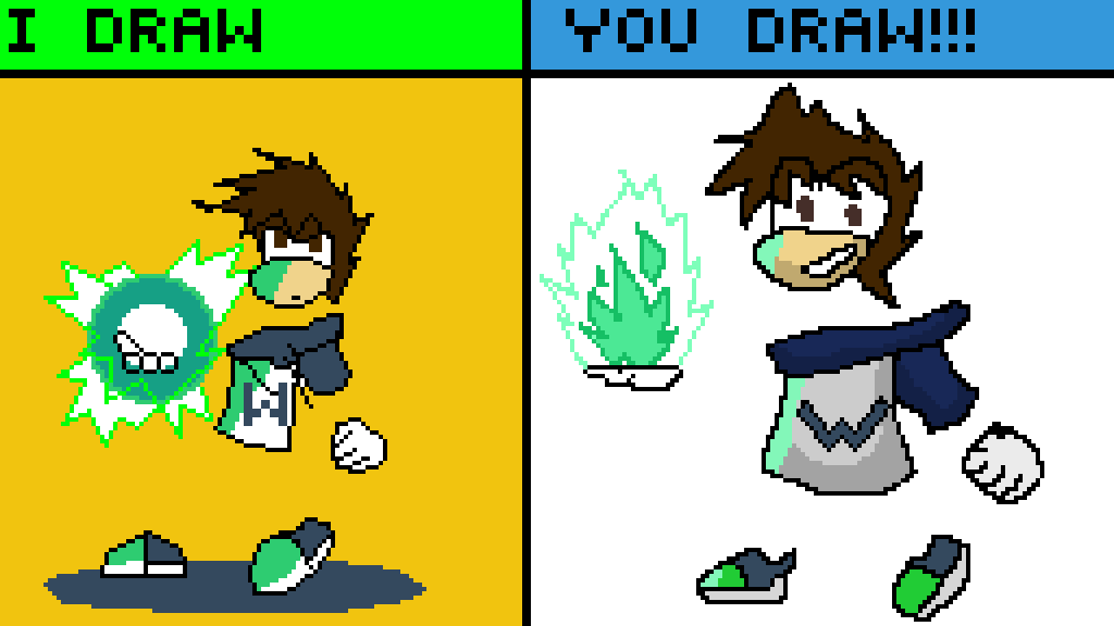 Pixilart - I Draw. Now U draw (Collab) by Zasty