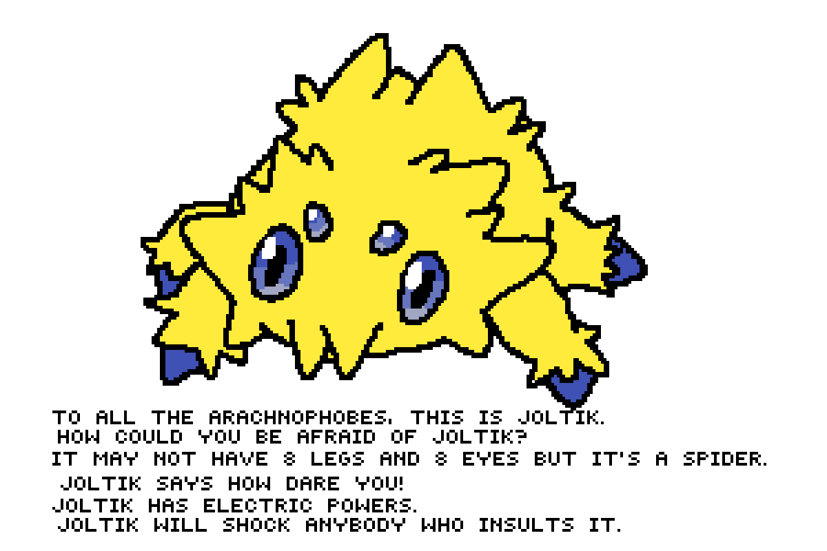 Pixilart - Joltik by CeasingHornet40