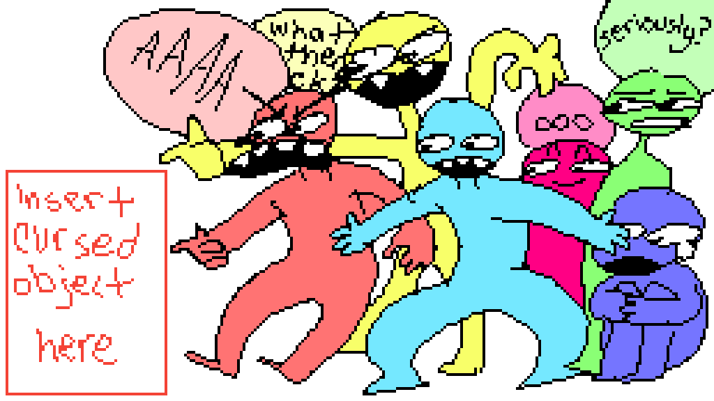 Editing Cursed Object Collab - Free online pixel art drawing tool ...