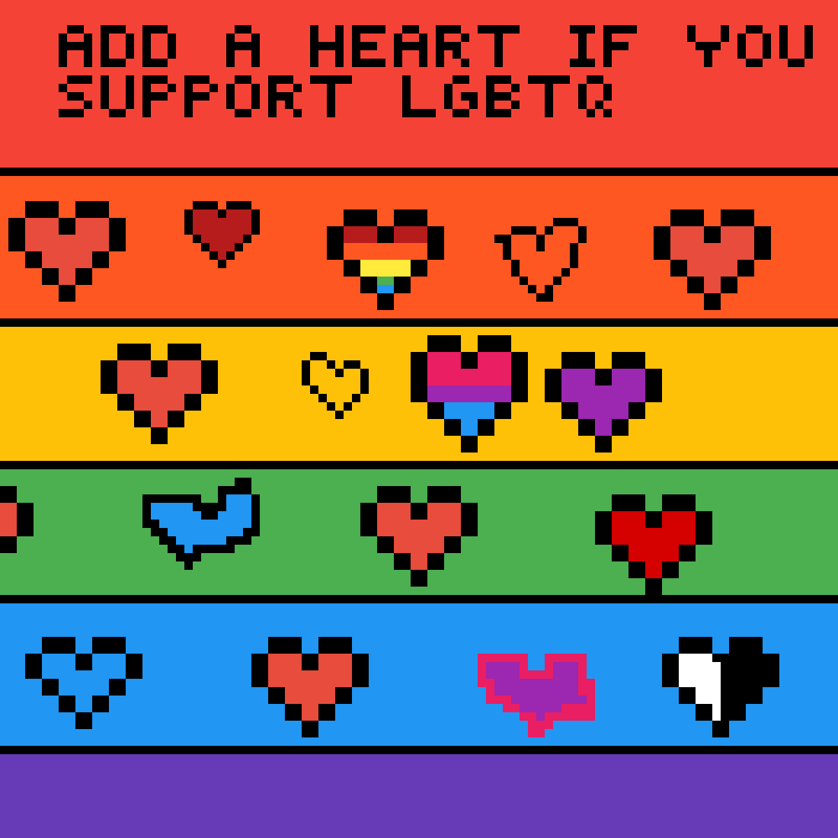 Editing lgbtq+ - Free online pixel art drawing tool - Pixilart