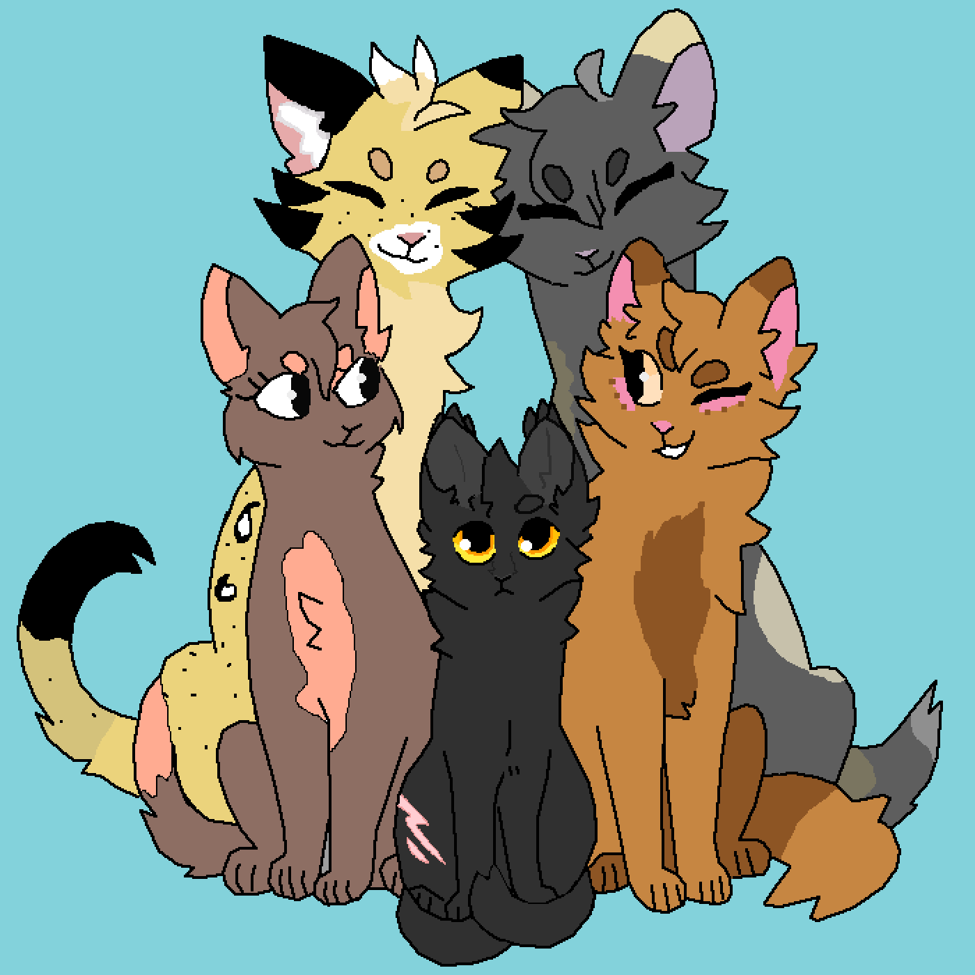 Pixilart - Warrior cats uwu by AutumnCrossroad