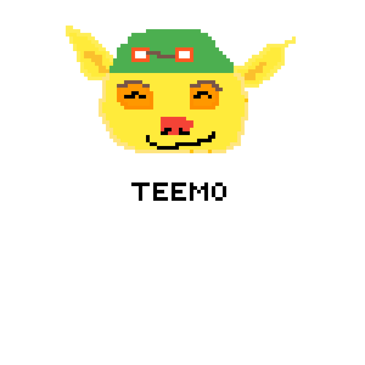 Editing Teemo - Free online pixel art drawing tool - Pixilart