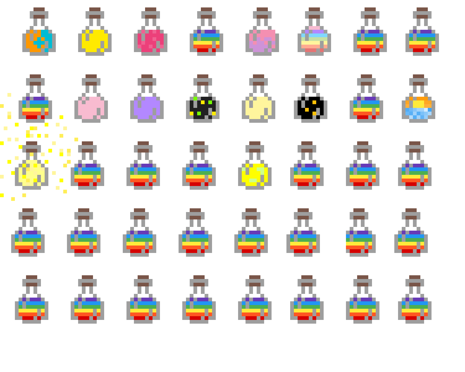 Pixilart - sparkle potion by MooMoocloud