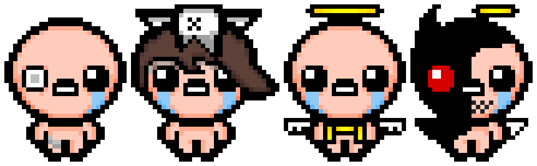 Pixilart - The Binding Of Isaac OC's pt.1 by TheEpixTrap