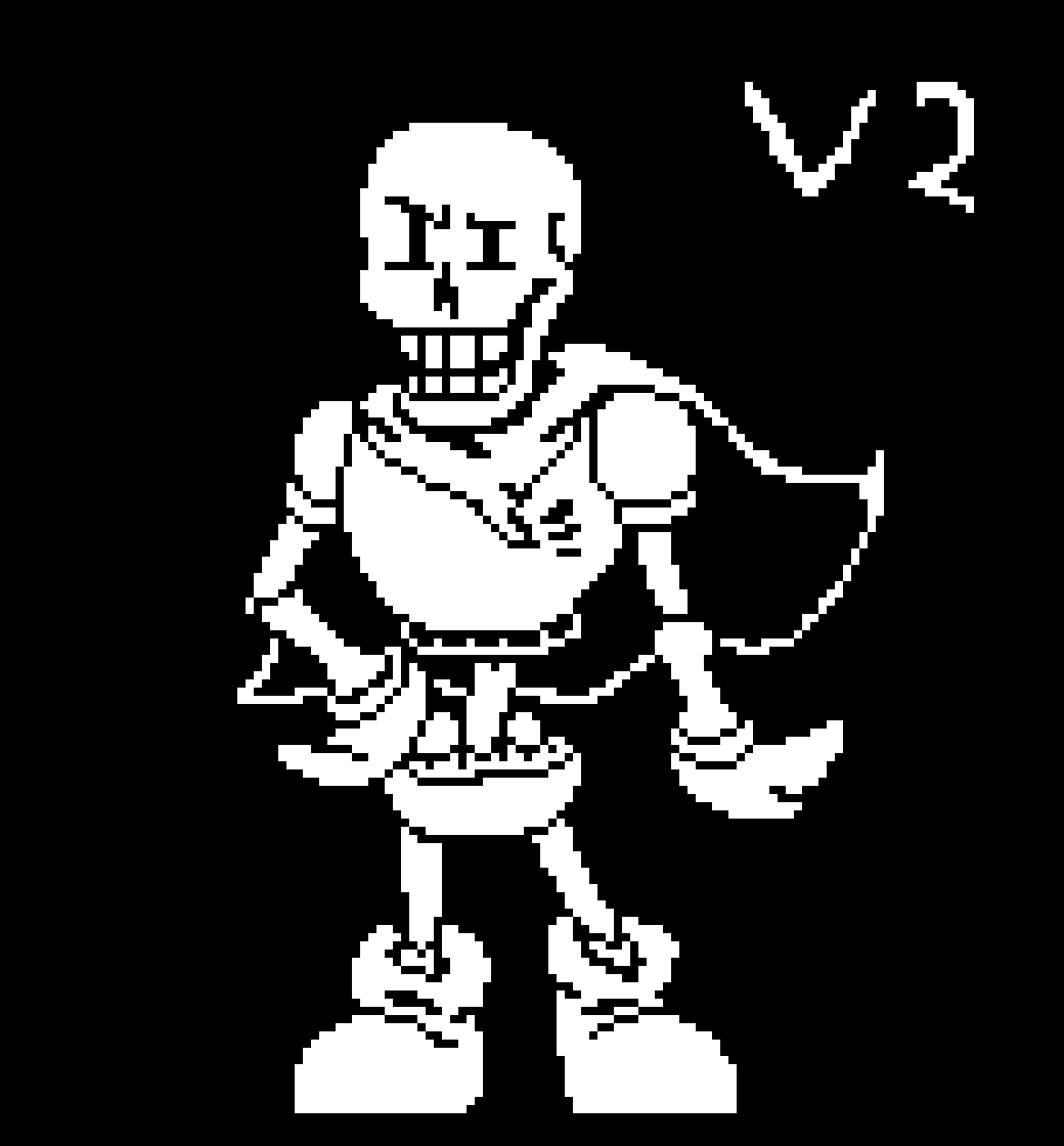 Pixilart - Papyrus V2 by bakeybones