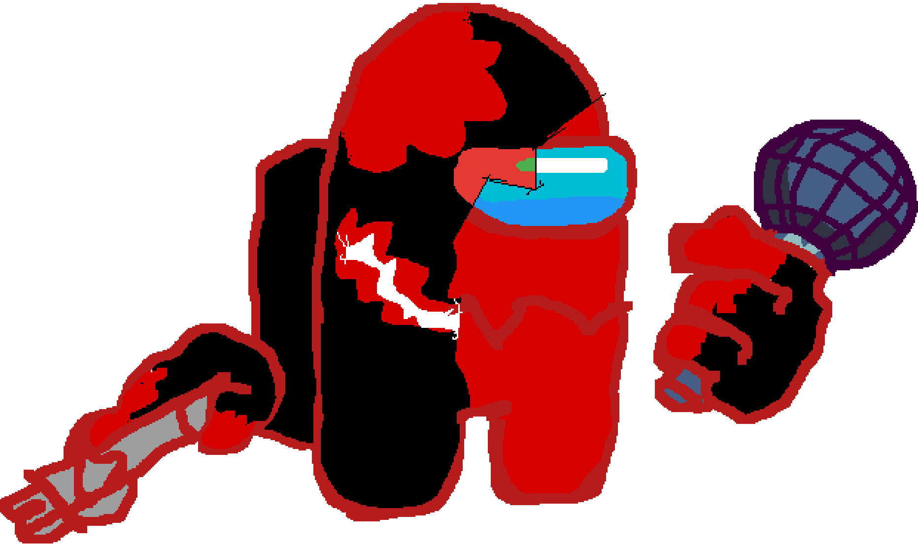 Editing Fnf corrupted imposter - Free online pixel art drawing tool ...