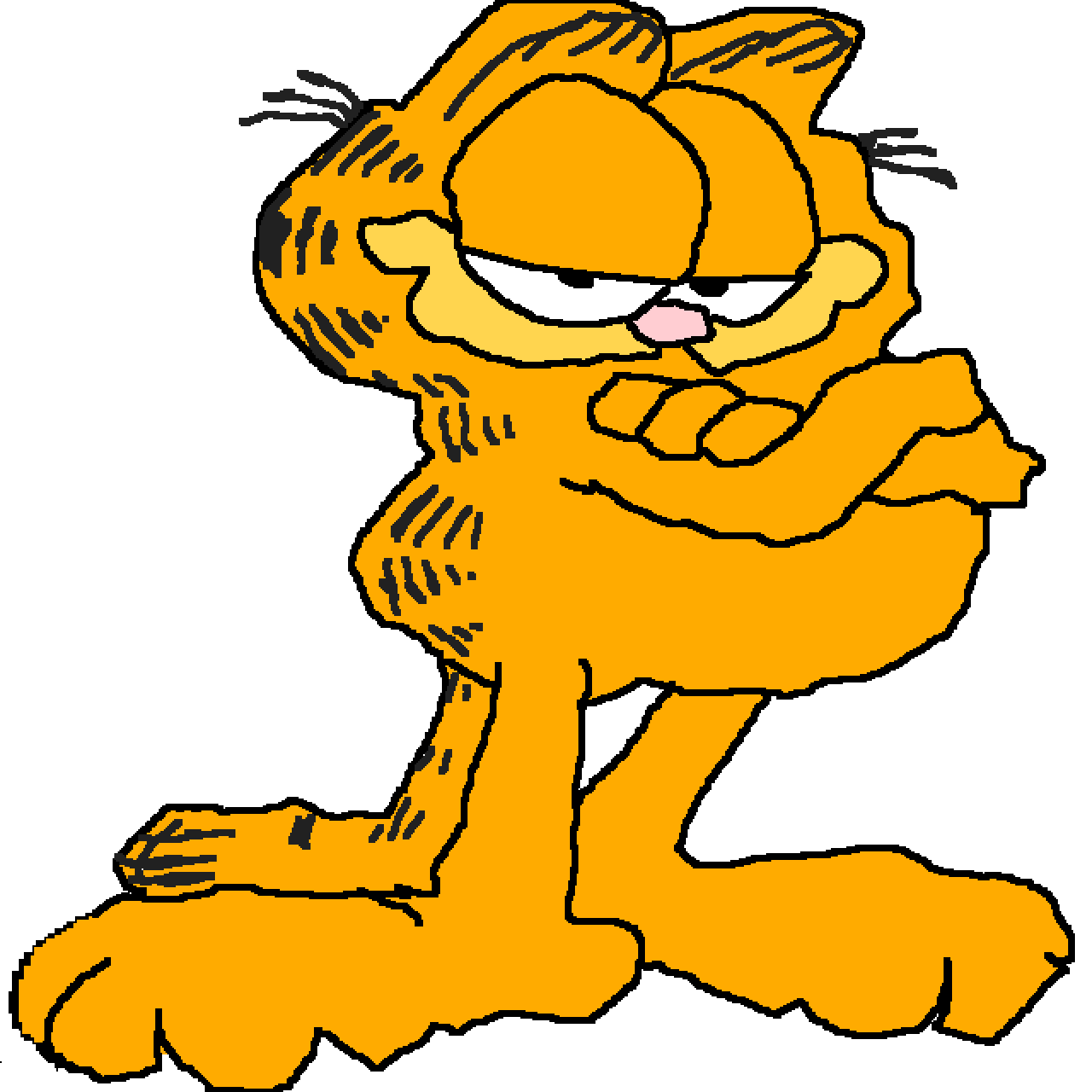 Pixilart - Garfeild by Pxncakedraws