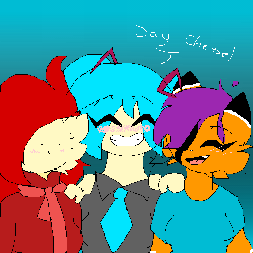 Pixilart - say cheese by Lunalight-wolf