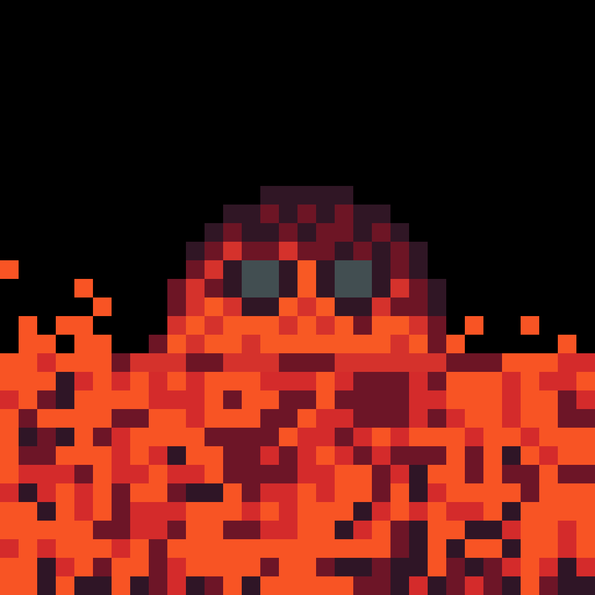 Pixilart - Fire slime by PixSeb