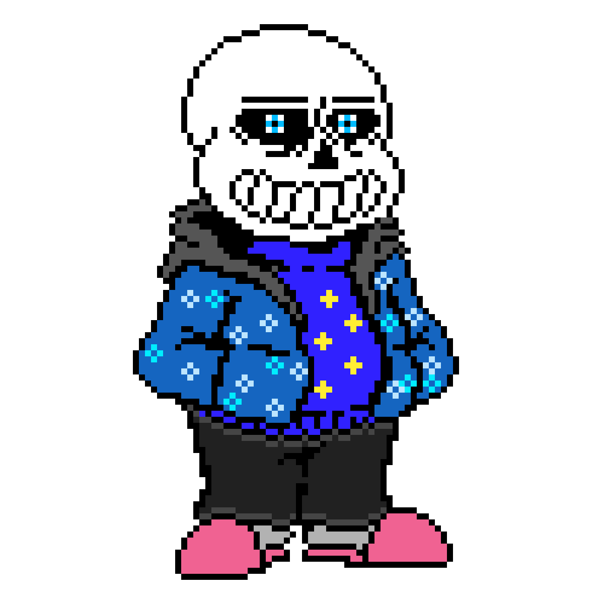 Pixilart - Undertale Frost Sans by Renasn