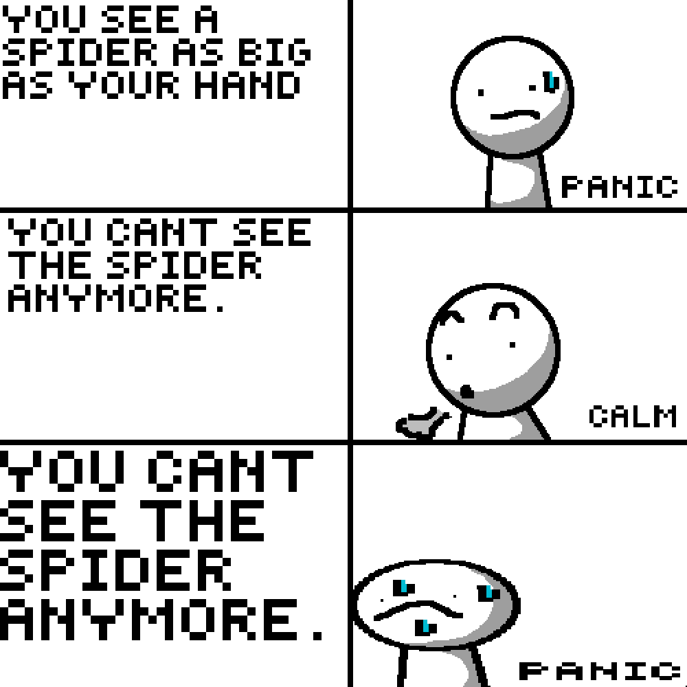 Pixilart - Spider Meme by CuteWorld