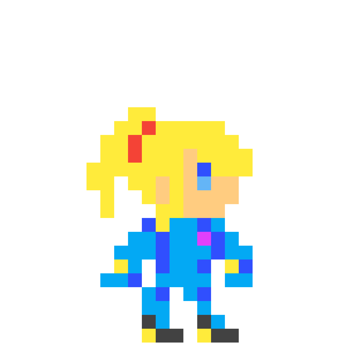 Editing Pixel Samus (Zero Suit) - Free online pixel art drawing tool ...