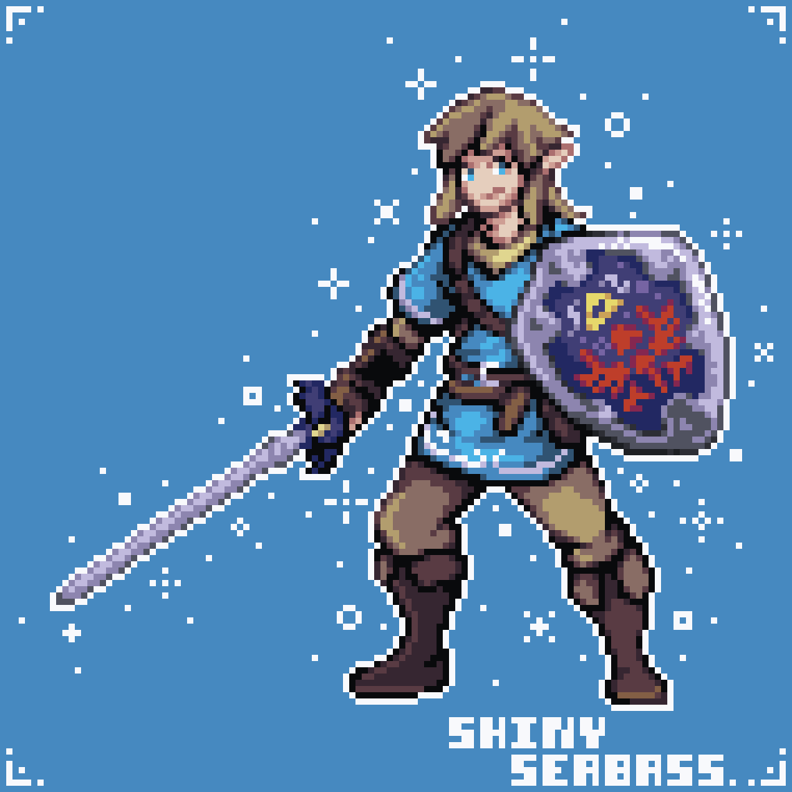 Pixilart - Link BotW by ShinySeabass