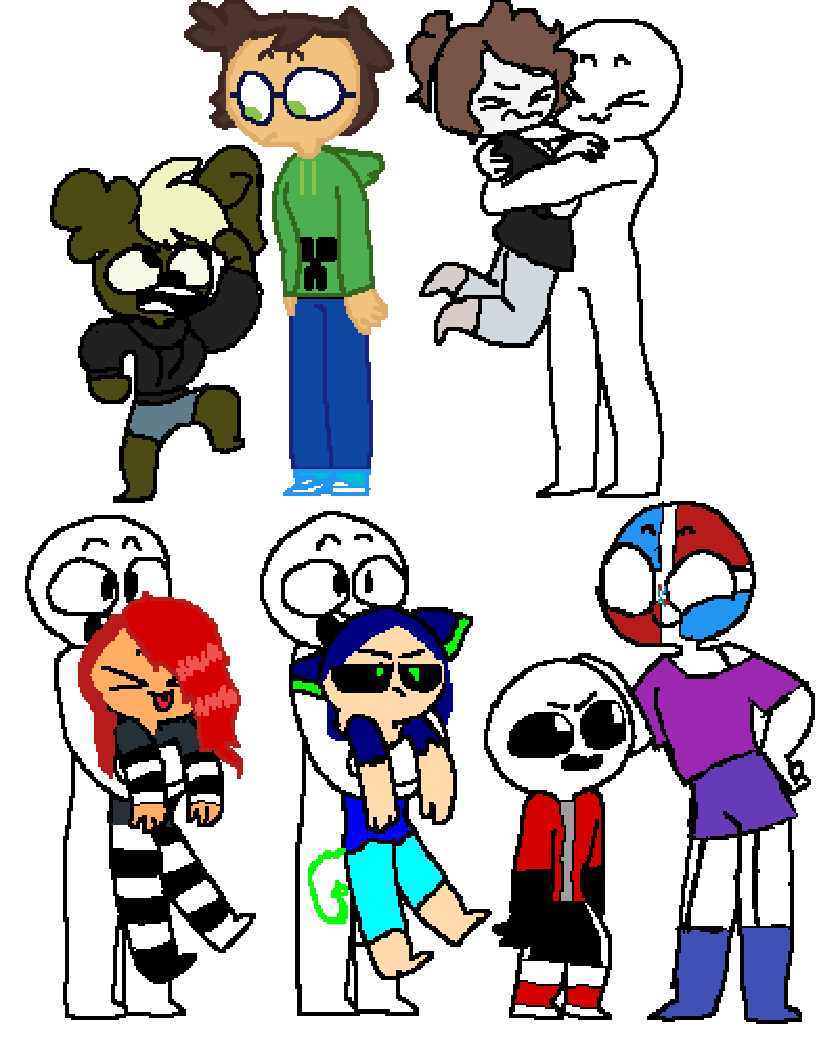 Editing collab - Free online pixel art drawing tool - Pixilart