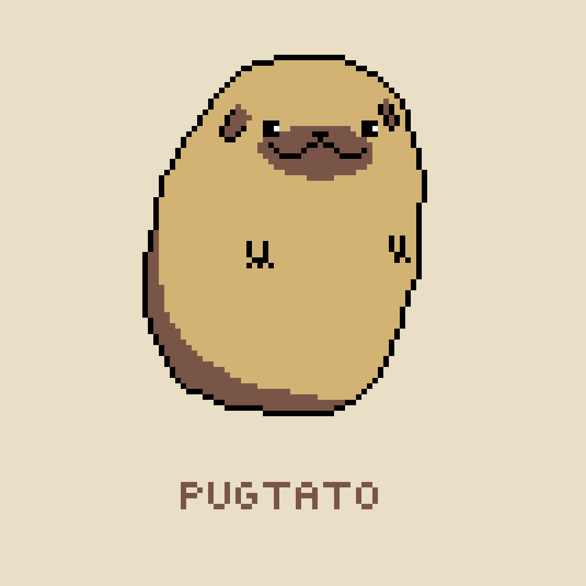 Pixilart - Pugtato by werd