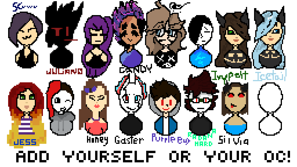 Pixilart - Collab: Add yourself/ your oc! by RadanaMard