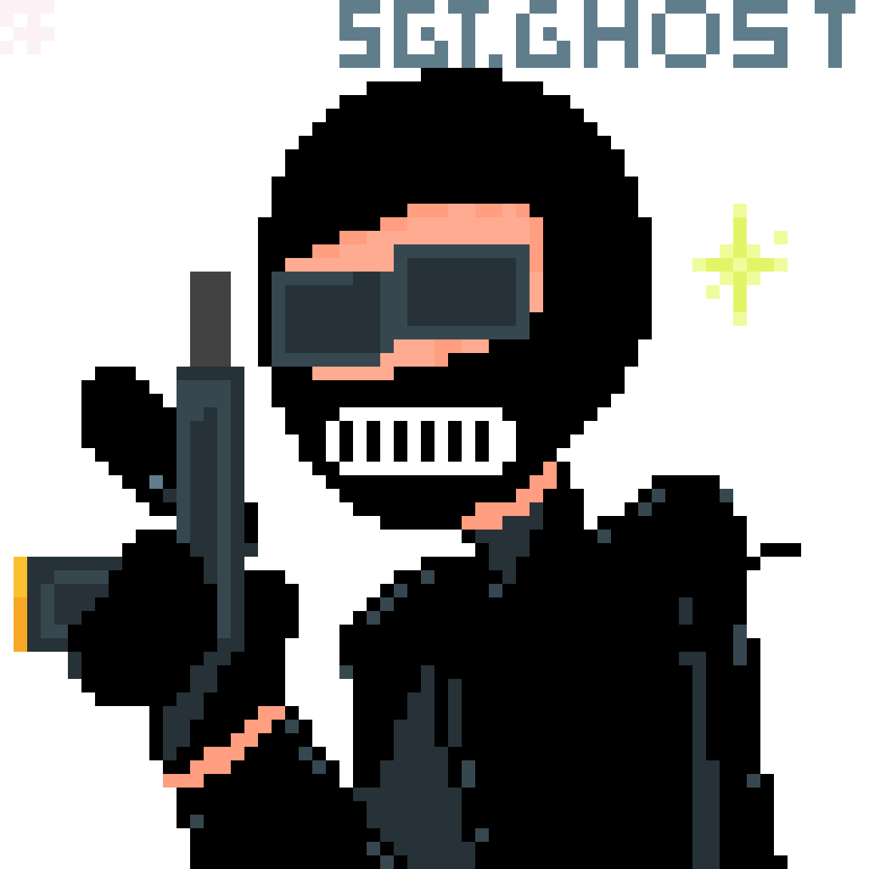 Pixilart - Ghost from cod also pfp by xXShadowDriftXx
