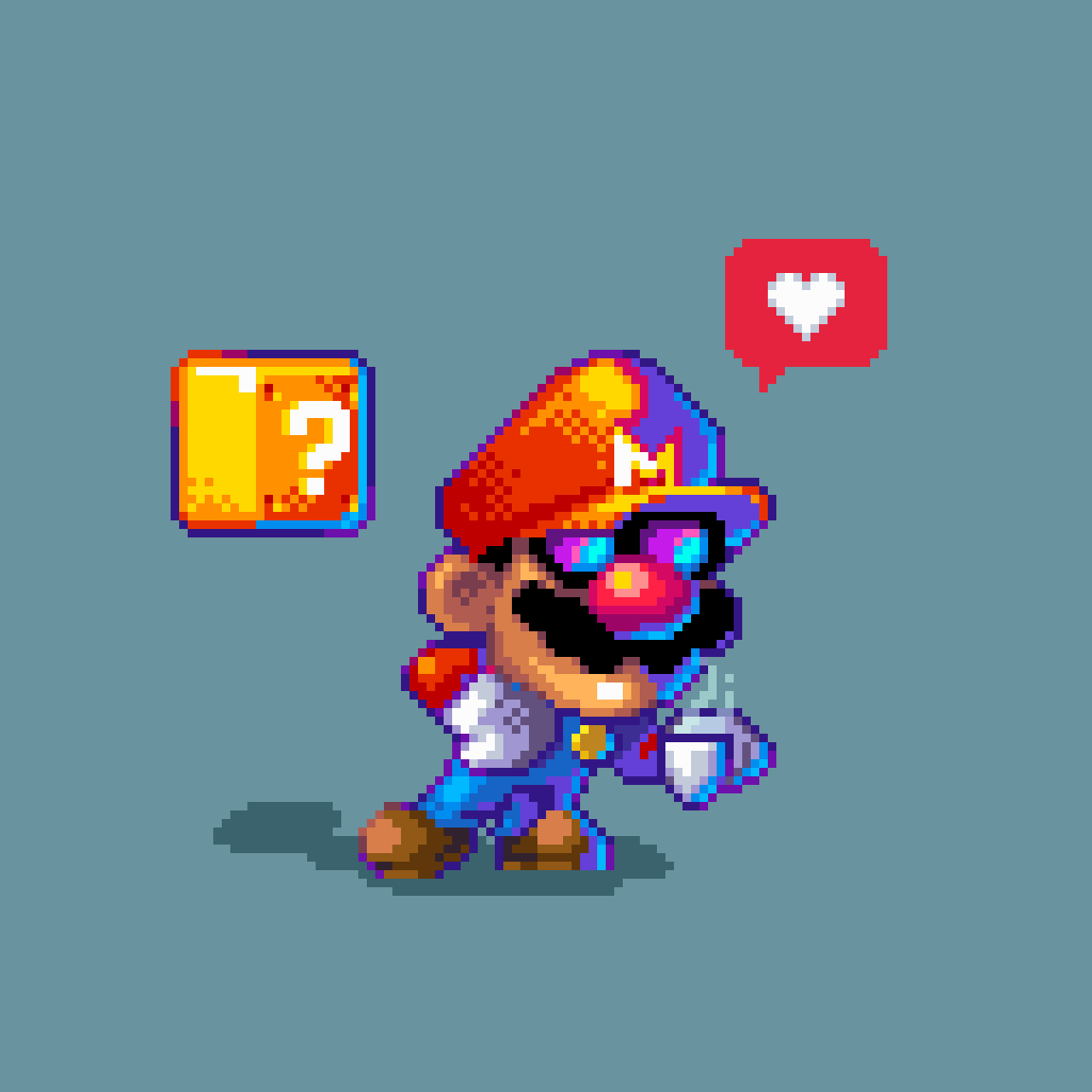 Pixilart - Mario Coffee Time by Phob