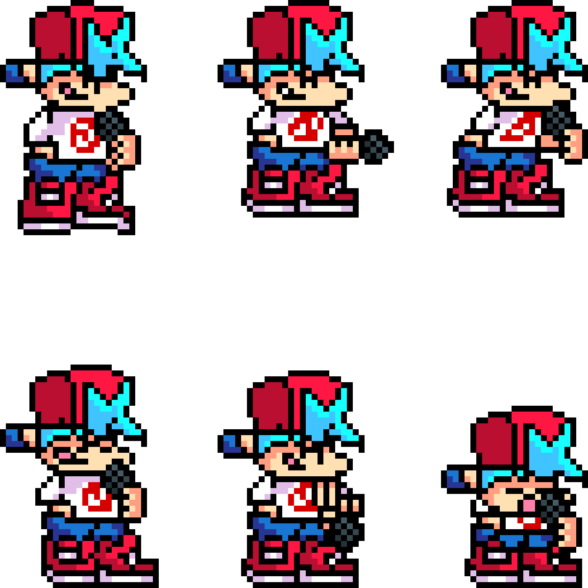 Fnf Sprites by markerbru - Pixilart