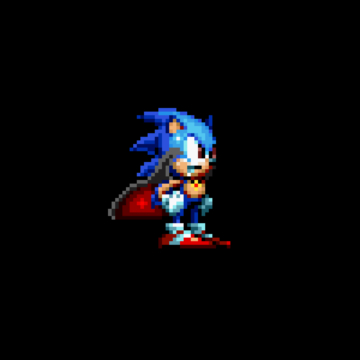 Pixilart - Sonic The Vampire by AaRon-The-Hedge